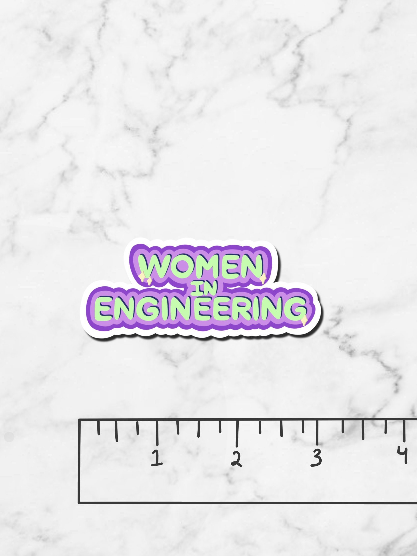 Women in Engineering Sticker, Mysterious Color Collection, Science ...