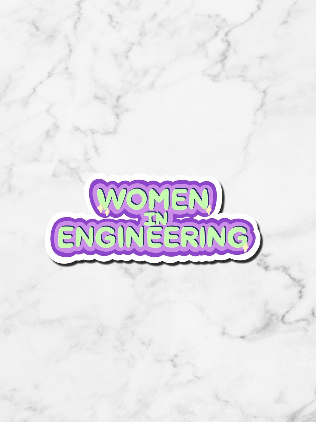 Women in Engineering Sticker, Mysterious Color Collection, Science ...