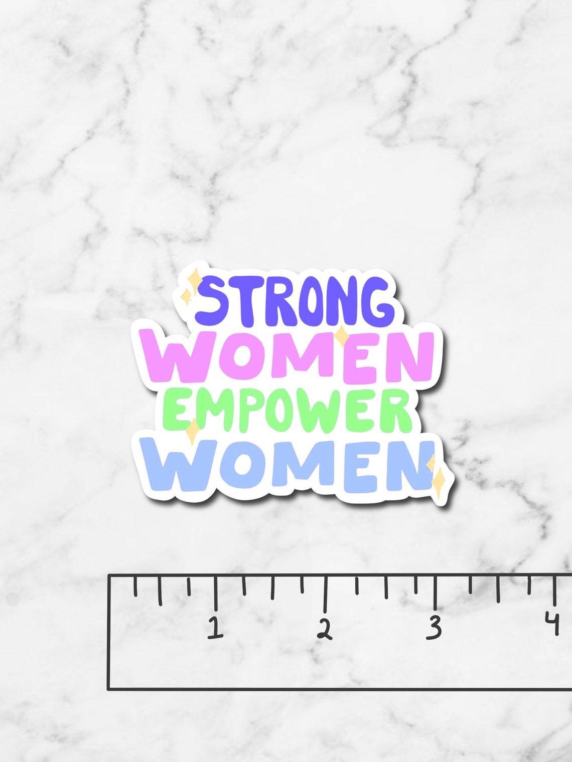 Strong Women Empower Women Sticker, Engineering Sticker, Women ...