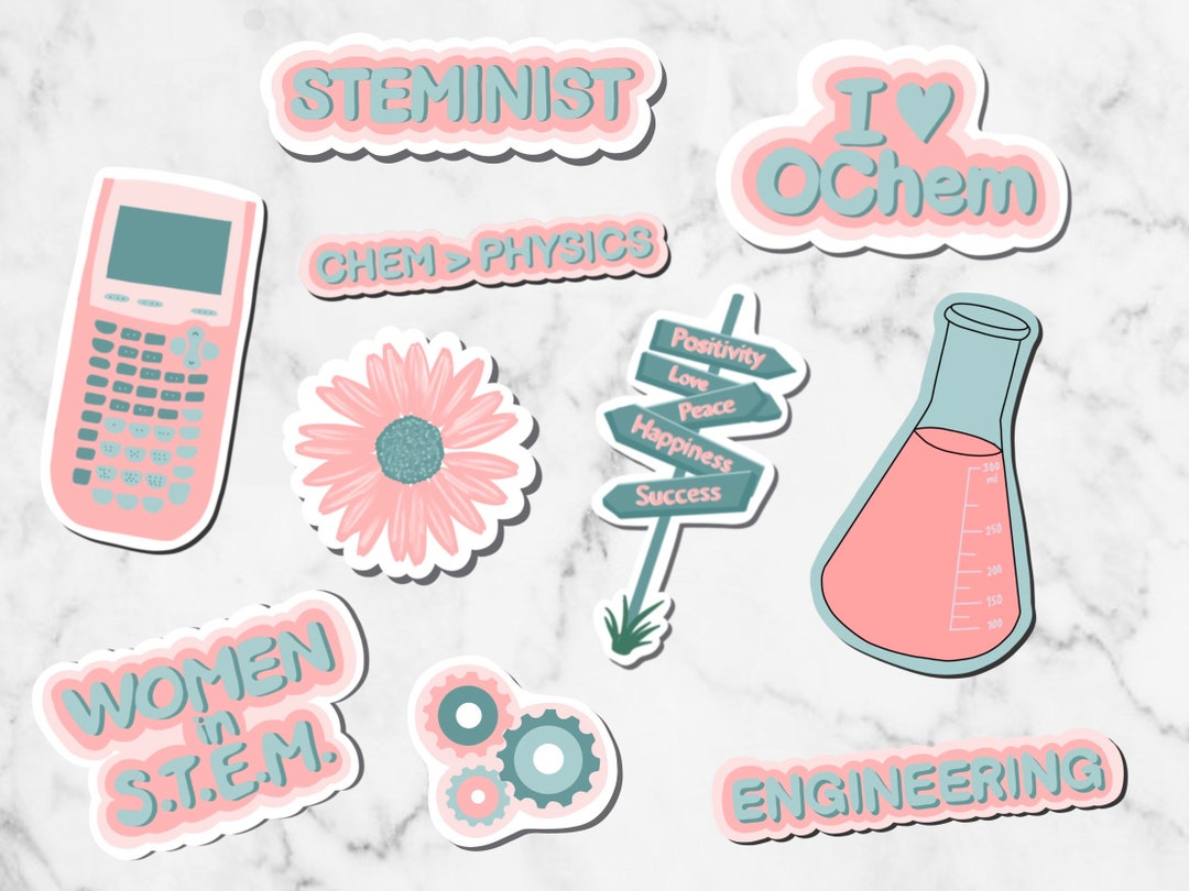 STEM Sticker Pack – Choose Any 3, Waterproof Laptop Stickers - Etsy