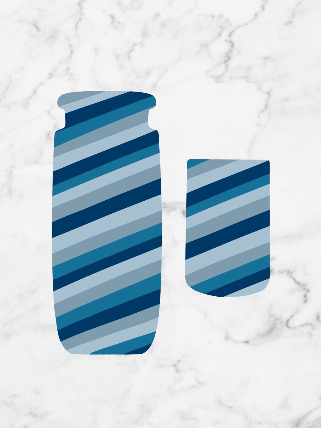 Calculator Case Sticker, Navy and Blue Stripes, TI-84 Sticker, Math ...