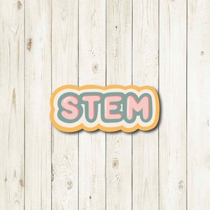STEM Sticker Pack, Waterproof Laptop Stickers, Science, Math ...