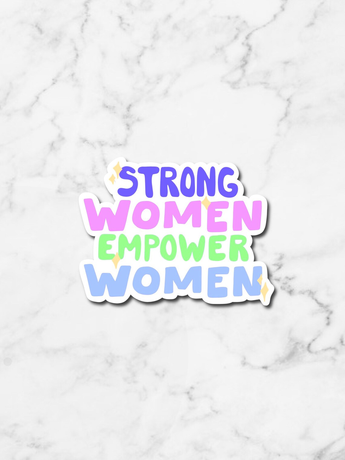Strong Women Empower Women Sticker, Engineering Sticker, Women ...