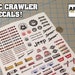 RC Crawler Decals set-02 for 1/10, 1/12 Scale Vehicles - Etsy