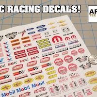 100 + Racing Decals, Stickers, Drag Race NASCAR High Quality Vinyl - Etsy