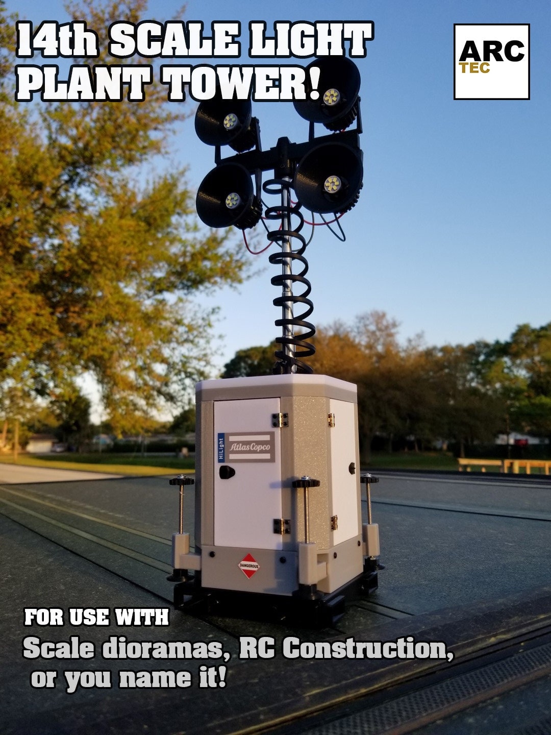 1/14 Scale Light Plant Tower - Etsy