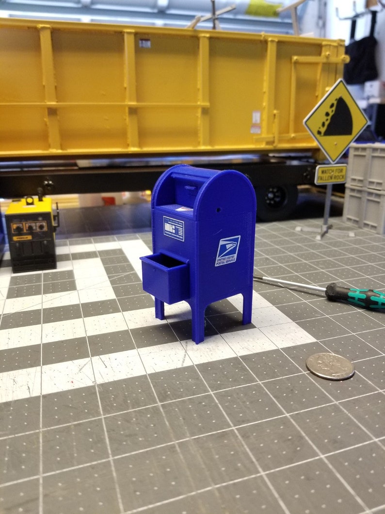 Miniature Mail Collection Box - Etsy