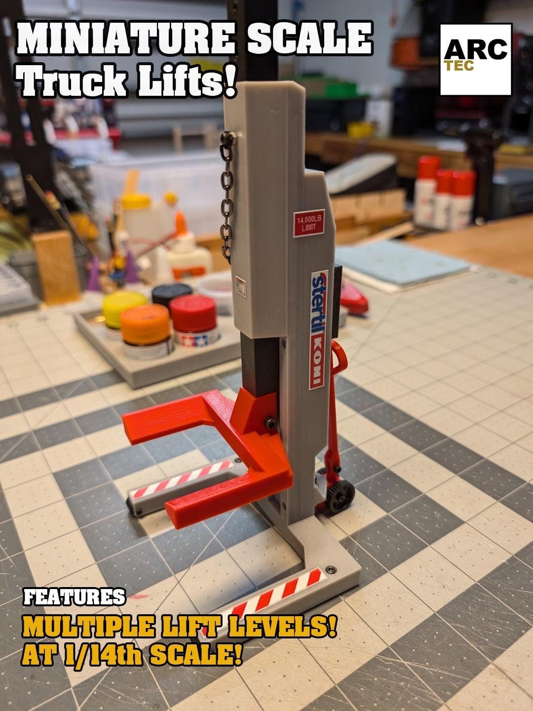 Miniature 1/14 Scale Truck Lift for Radio Control or Diorama - Etsy