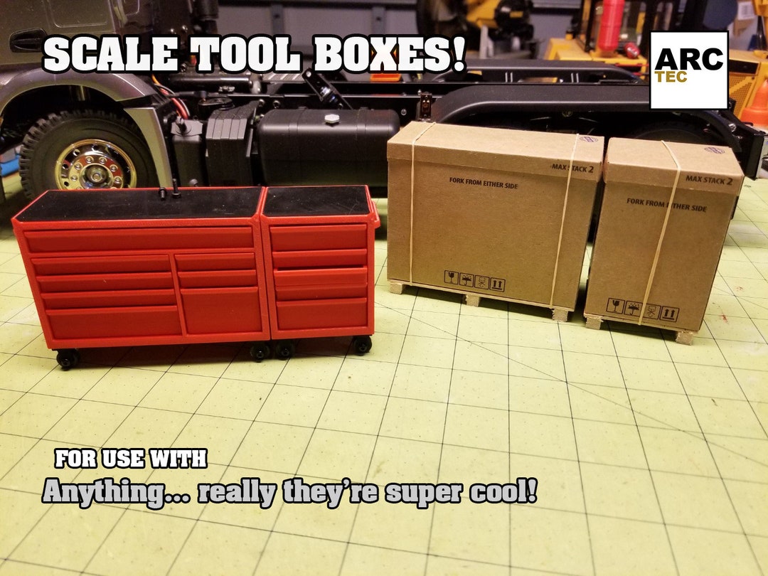 1/14 Scale Miniature Tool Box Storage for Radio Control and Dioramas - Etsy