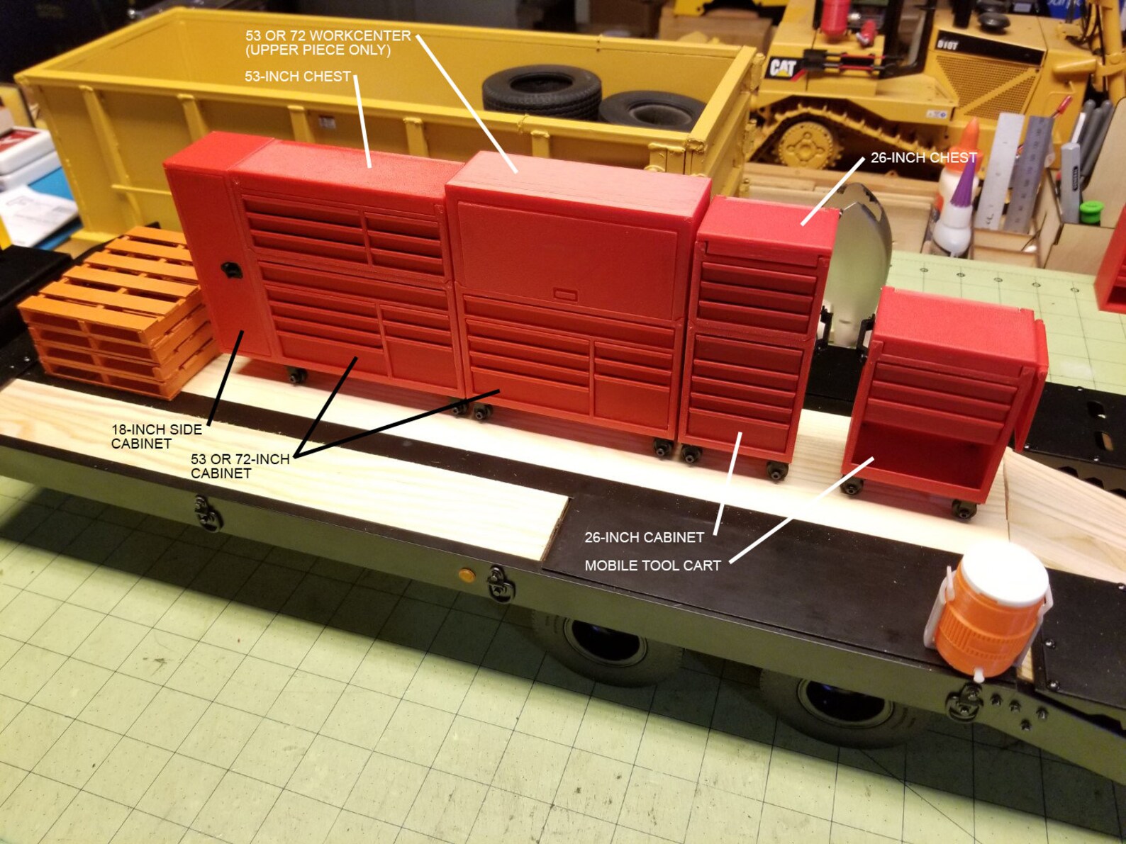 1/14 Scale Miniature Tool Box Storage for Radio Control and - Etsy