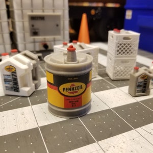 Miniature Oil Cans and Jugs for RC Construction and Dioramas (1/6, 1/10 ...