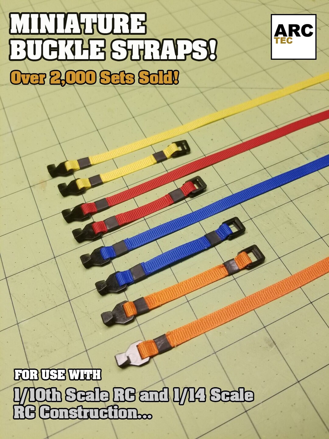 Miniature Cargo Buckle Straps: 1/10 & 1/14 Scale RC - Set of 4 - Etsy