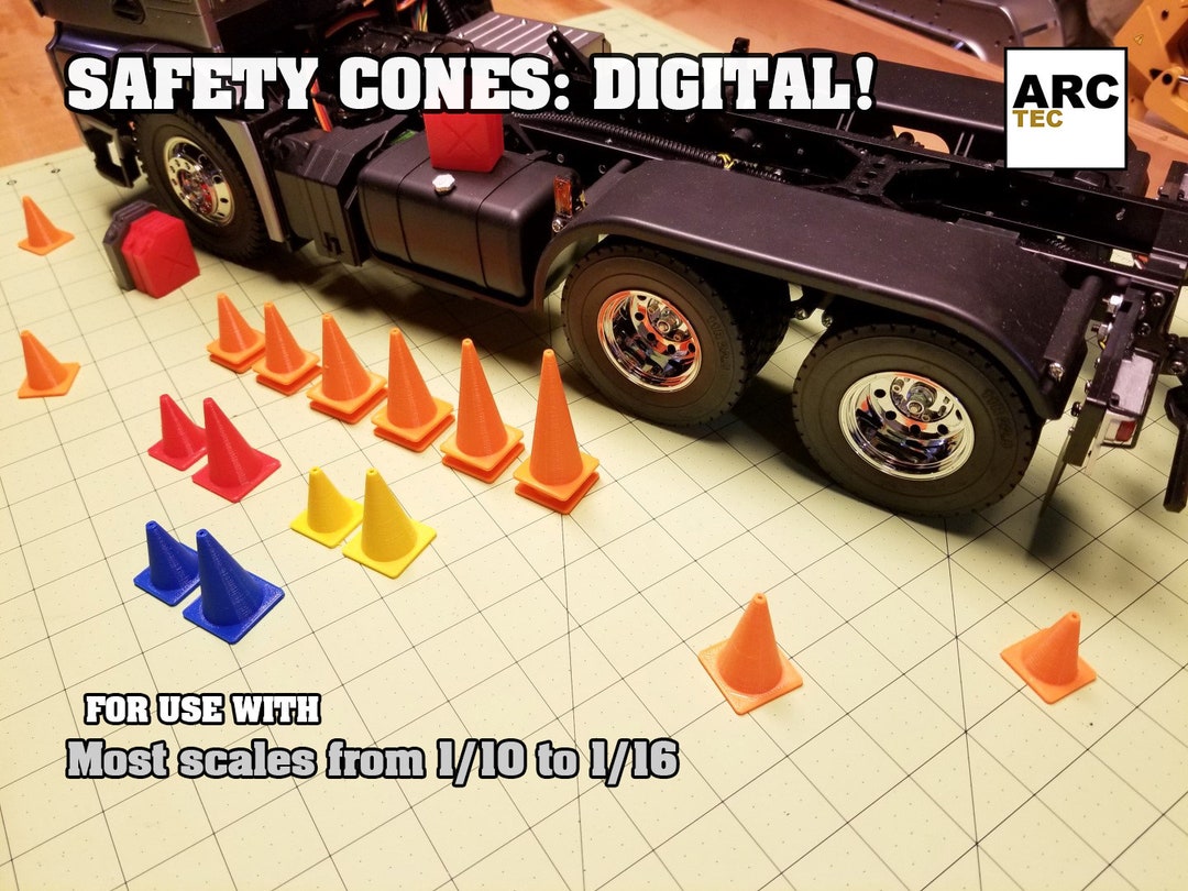 Multi-size Scale Stacking Safety Cones for 3D Printing - Etsy