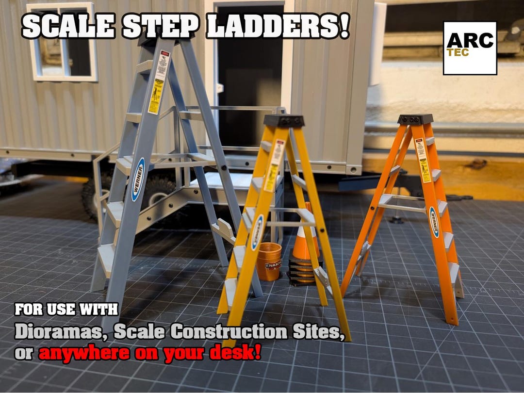 Scale Step Ladders for Diorama and RC Construction - Etsy