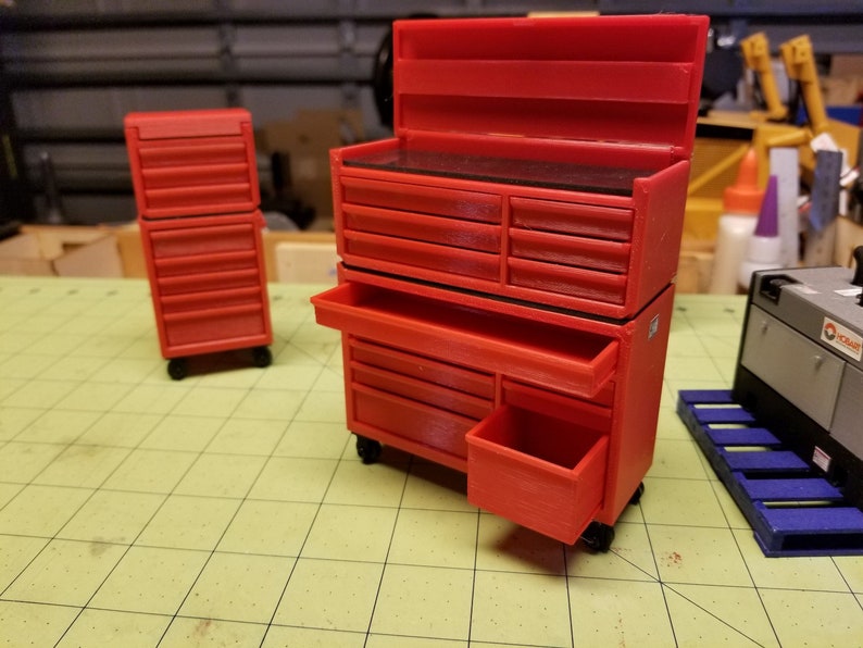 1/14 Scale Miniature Tool Box Storage for Radio Control and - Etsy