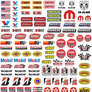 RC Racing Decals (set-01) for 1/10, 1/12 Scale Vehicles - Etsy