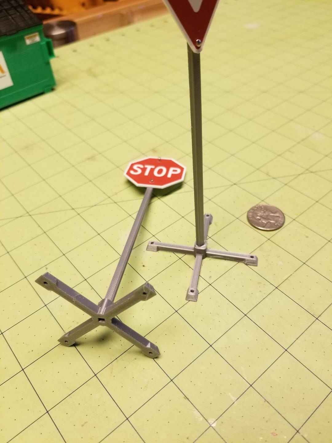 Set of Two (2) 1/14 Scale Traffic Signs!! - Etsy