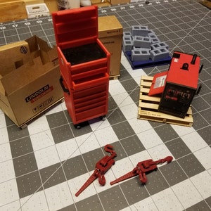 1/14 Scale Miniature Tool Box Storage for Radio Control and Dioramas - Etsy