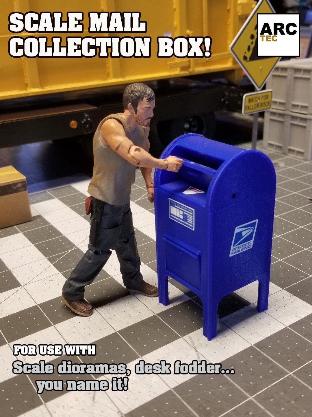 Miniature Mail Collection Box - Etsy