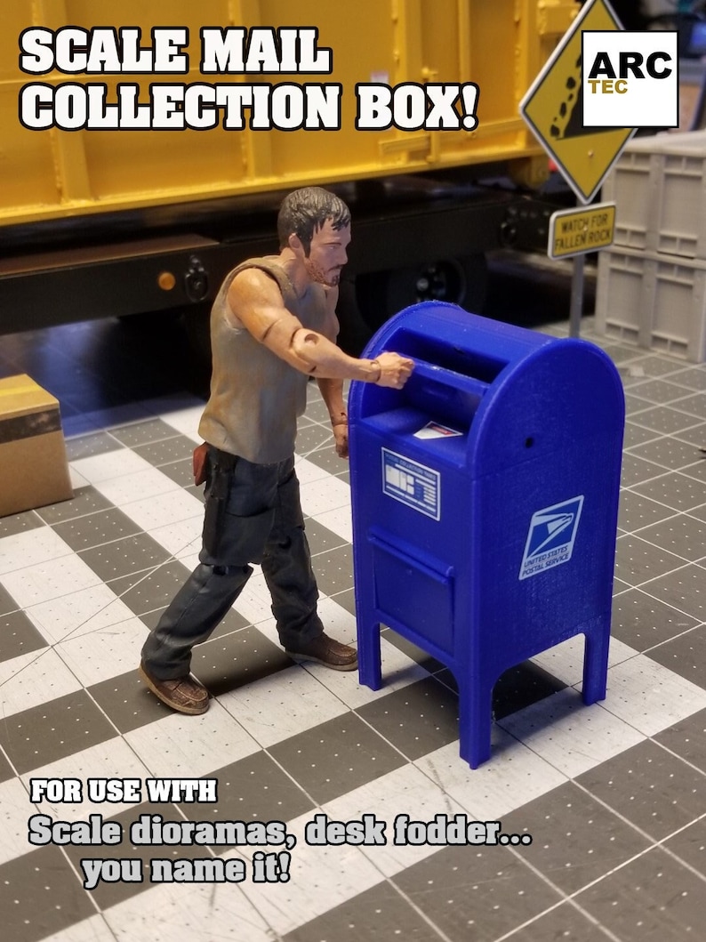 Miniature Mail Collection Box - Etsy