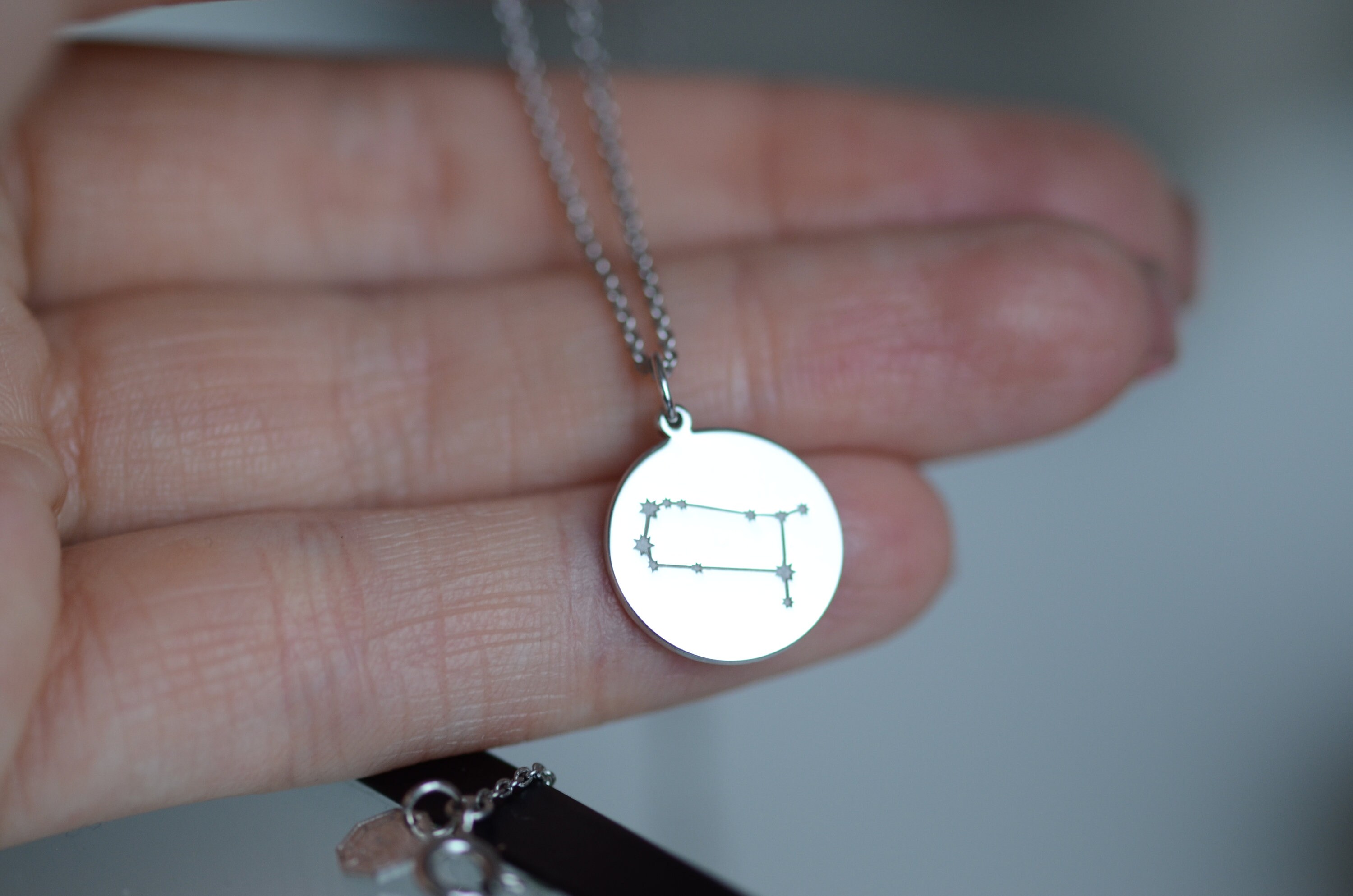 Star Constellation Necklace Zodiac Sign Necklace Gold Coin Necklace ...