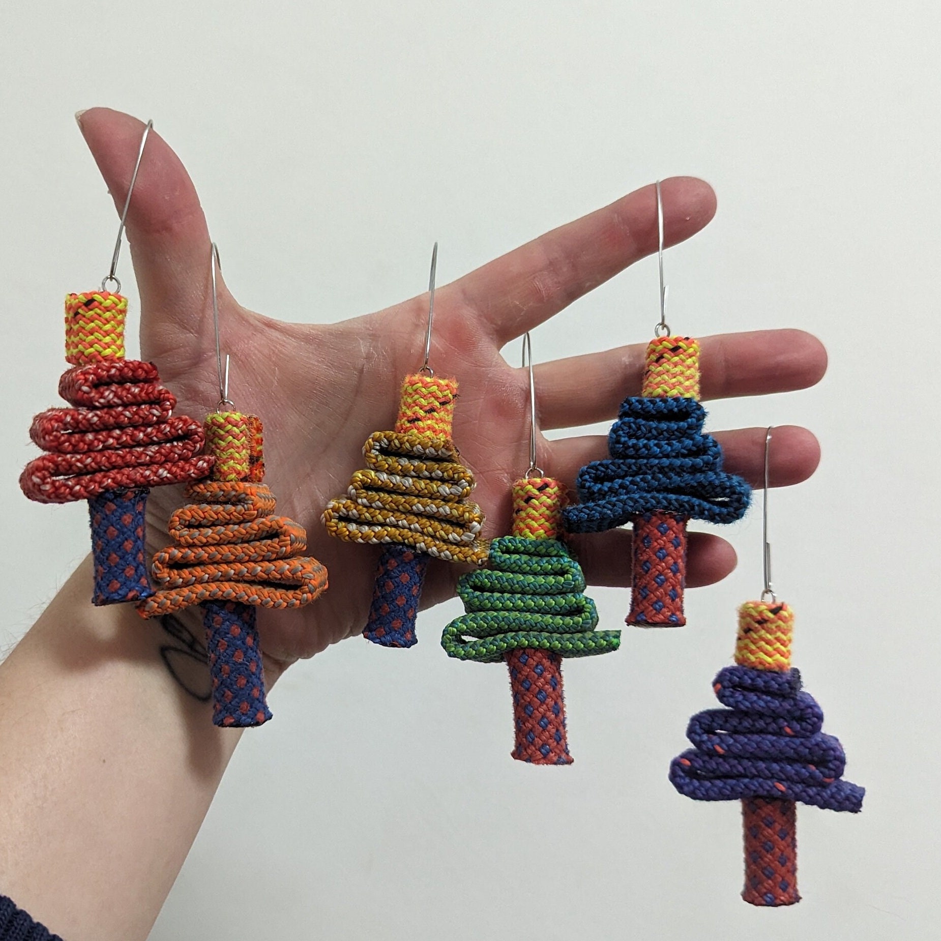 Rock Climbing Rope Tree Ornaments Rainbow Gift Set - Etsy