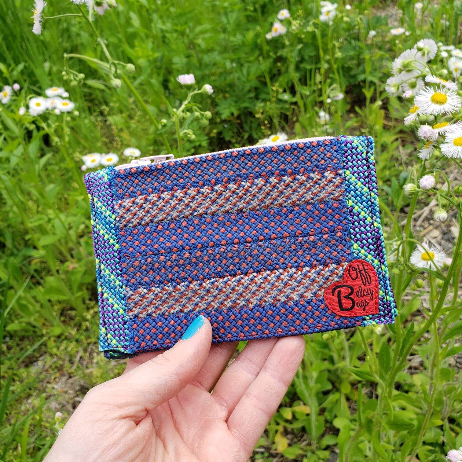 Seil Mini Portemonnaie Upcycling Portemonnaie Geldbörse | Etsy