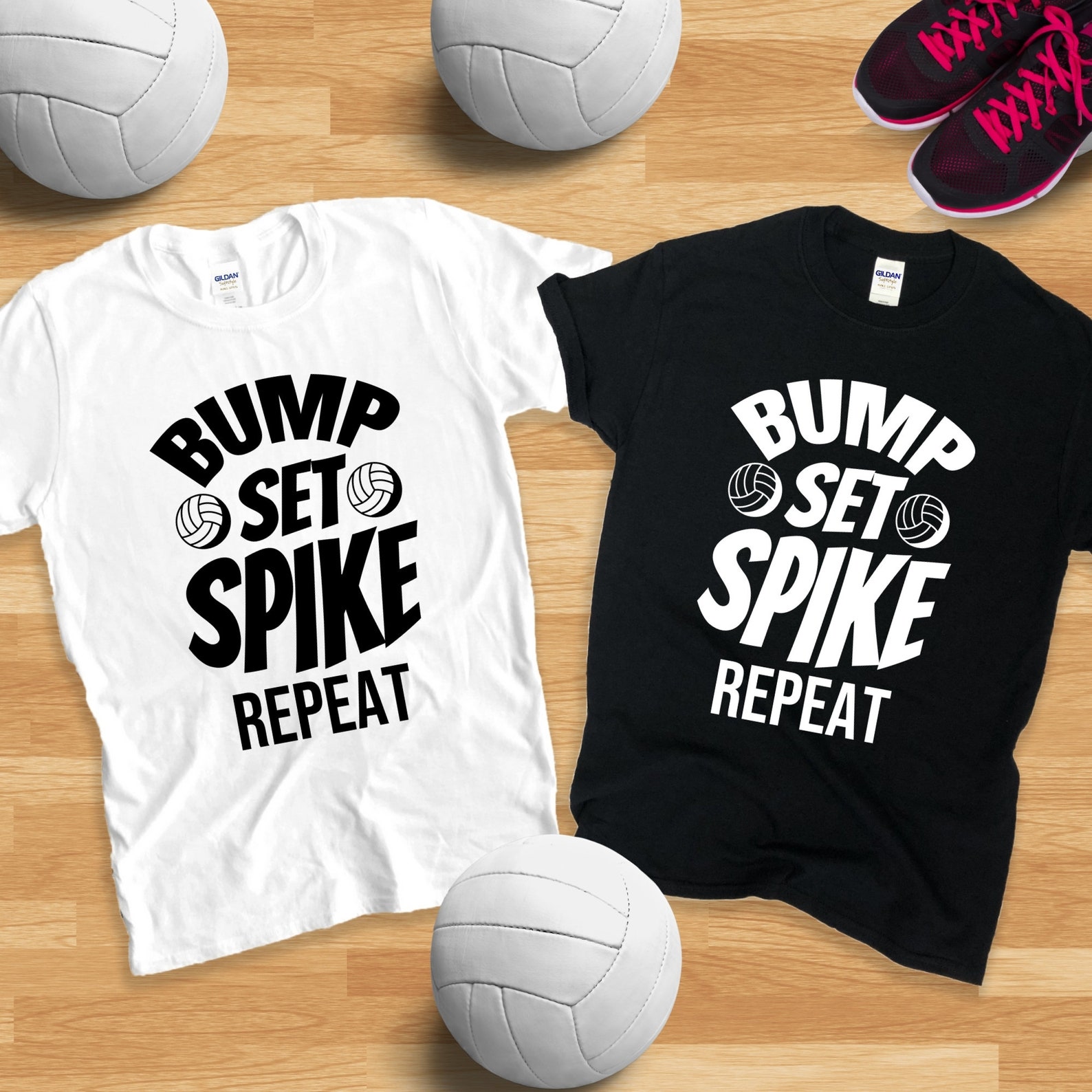 Bump Set Spike Repeat Svg,volleyball Lovers Svg,volleyball Design Svg ...