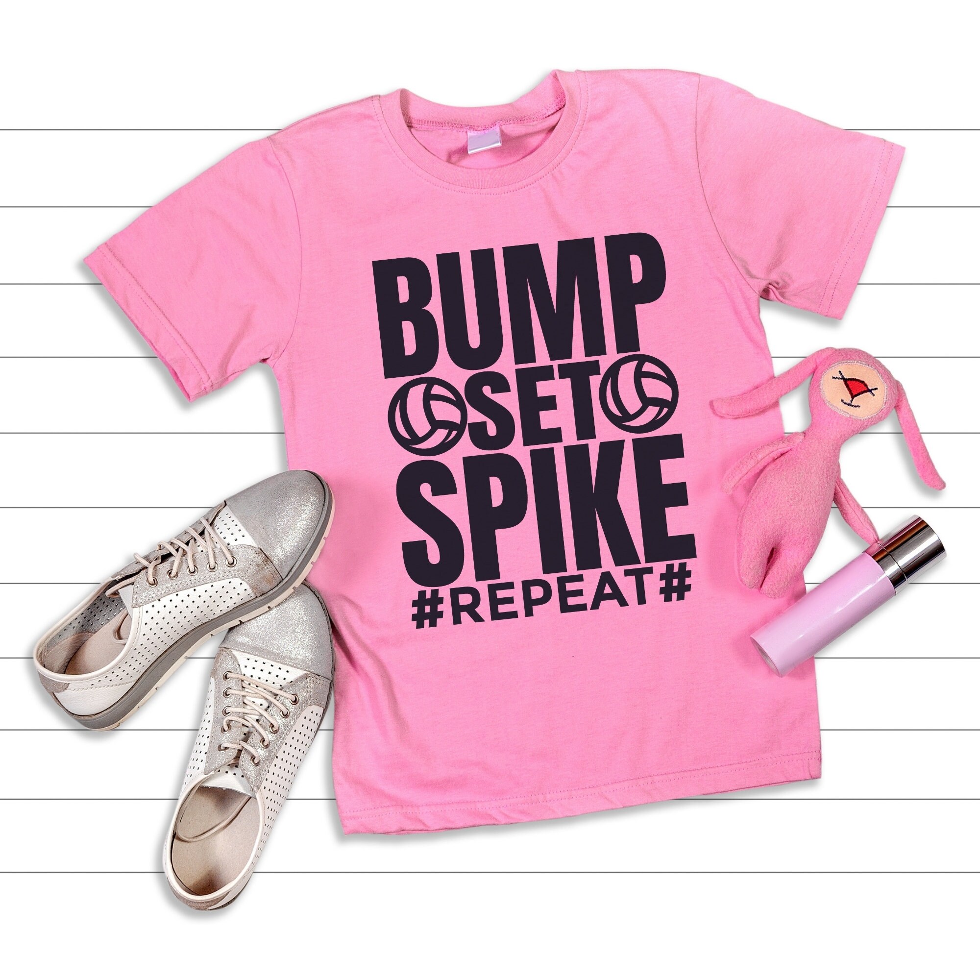 Bump Set Spike Repeat Svgvolleyball Lovers Svgvolleyball - Etsy UK