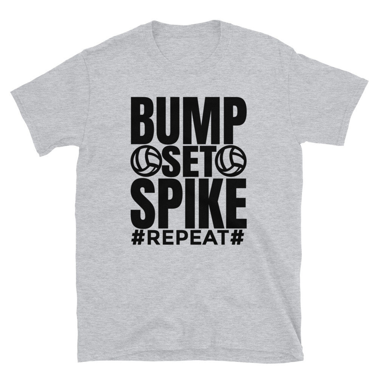 Bump Set Spike Repeat T-shirt,volleyball Lover Shirt,gift for ...