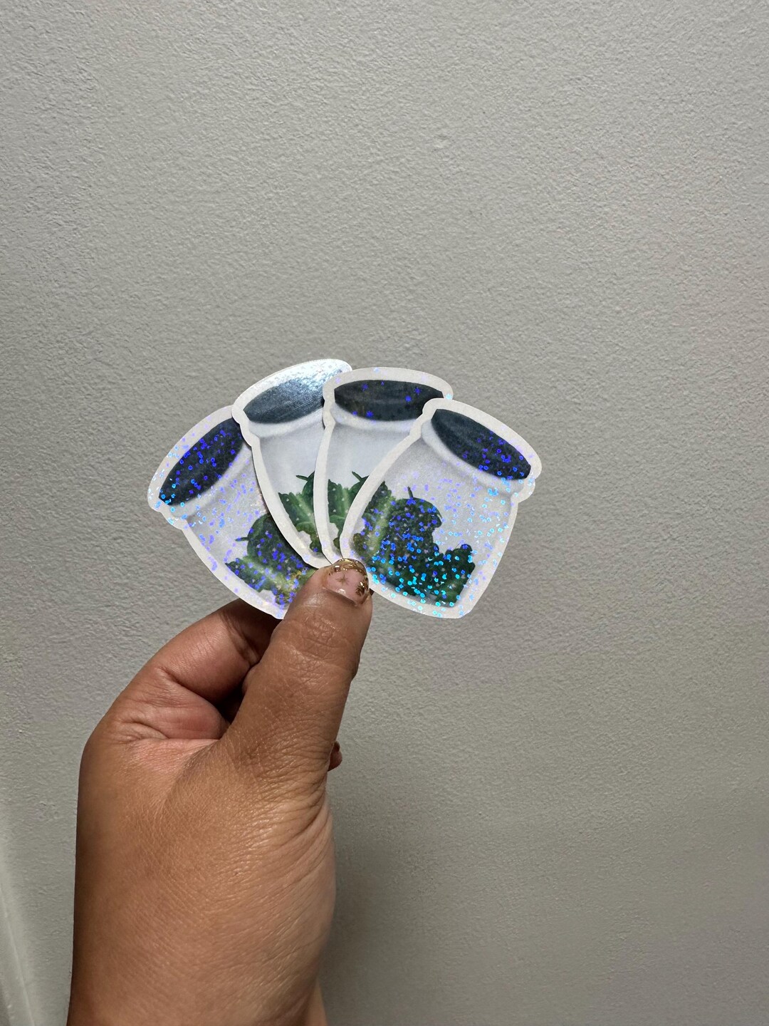 Cute Stash Jar and Bud Stickers - Etsy