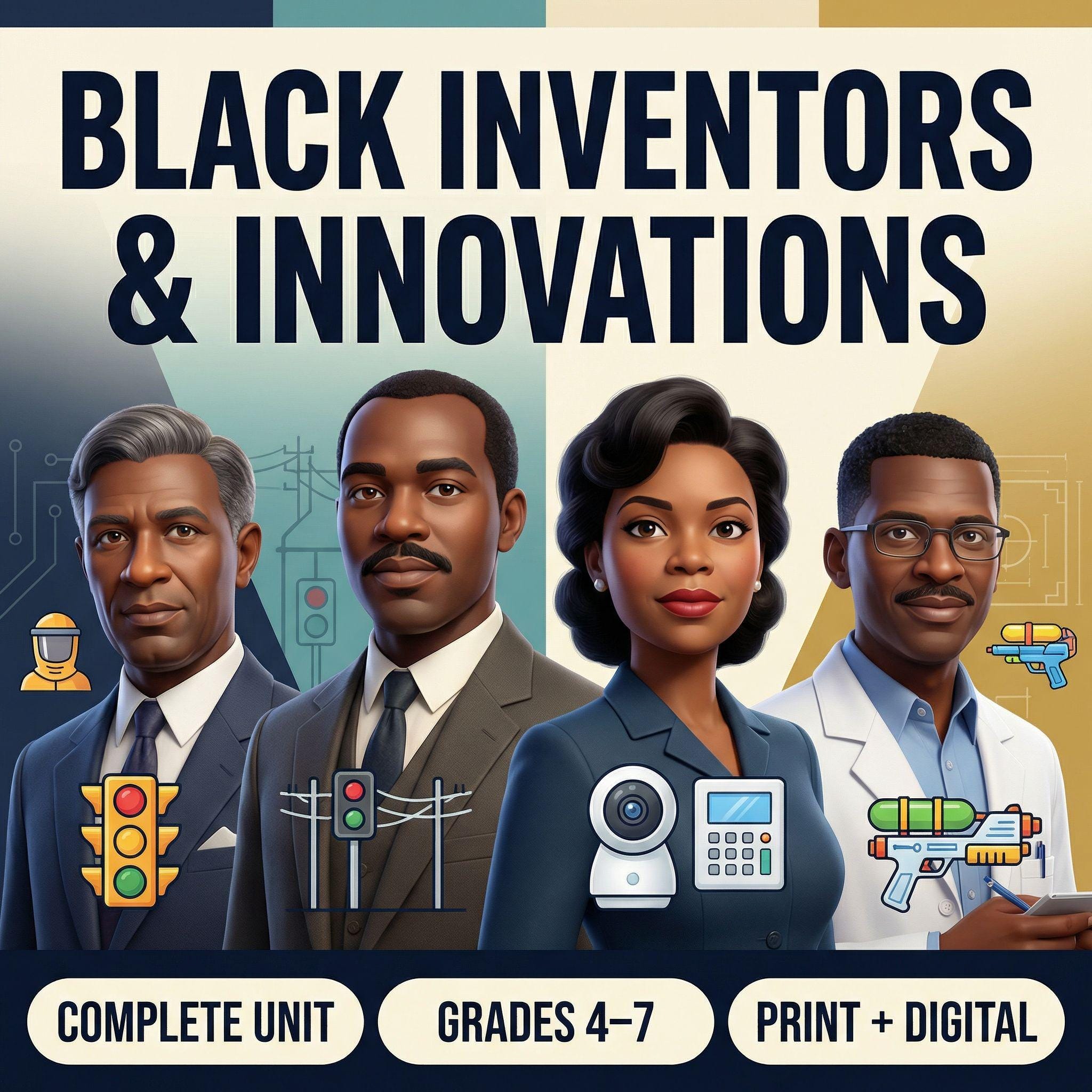 BLACK INVENTORS & INNOVATIONS | Complete Unit for Black History Month ...