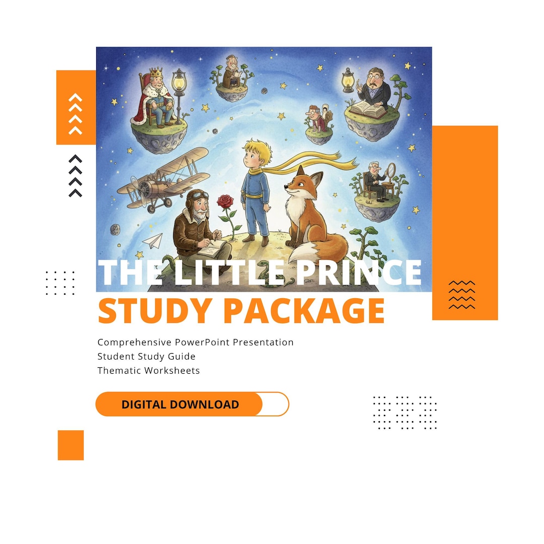 The Little Prince Powerpoint Presentation Pack (digital Download ...
