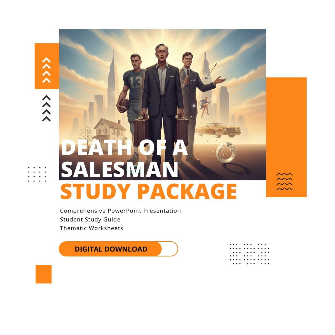 Death of a Salesman Powerpoint Presentation Pack (digital Download ...