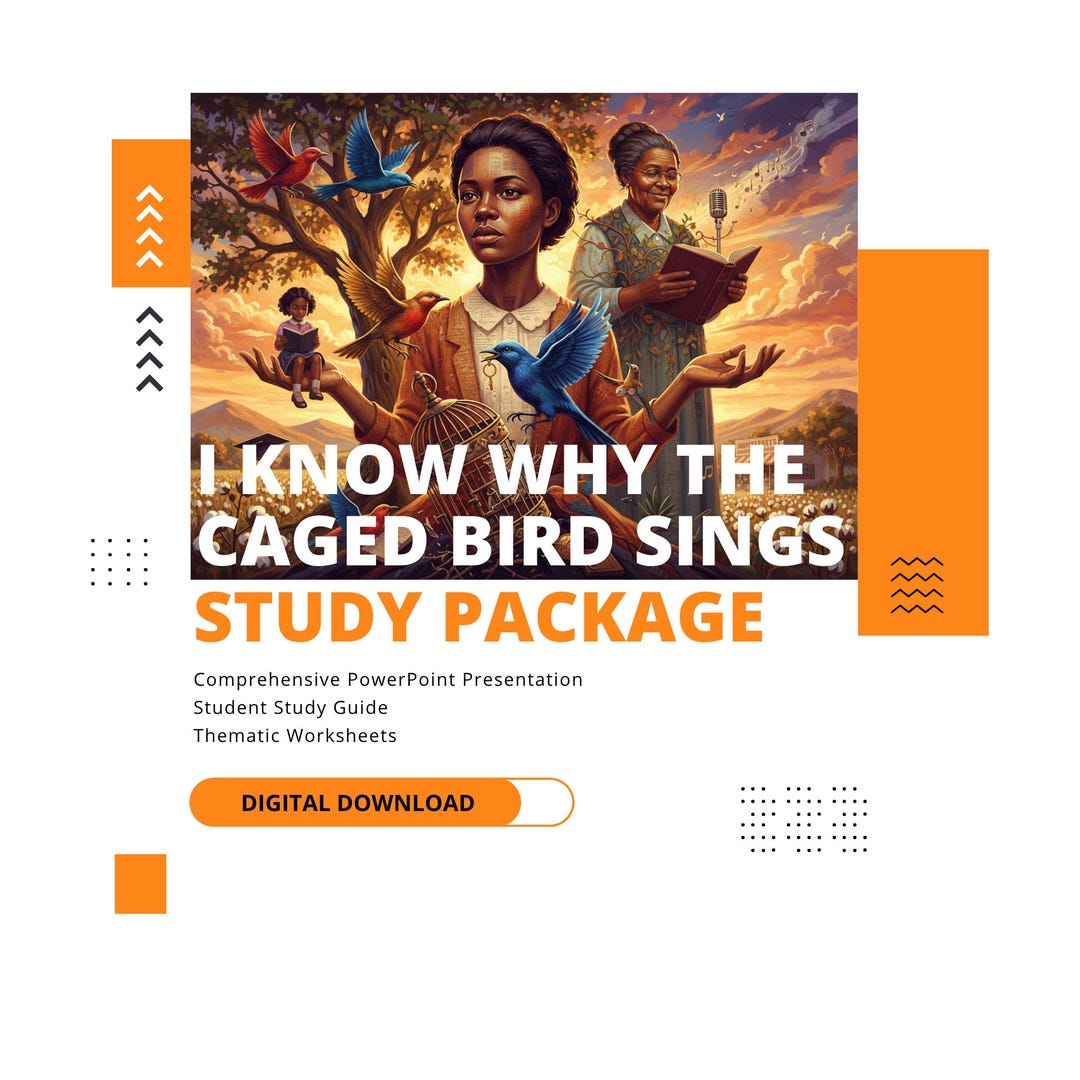 I Know Why the Caged Bird Sings Powerpoint Presentation Pack (digital ...