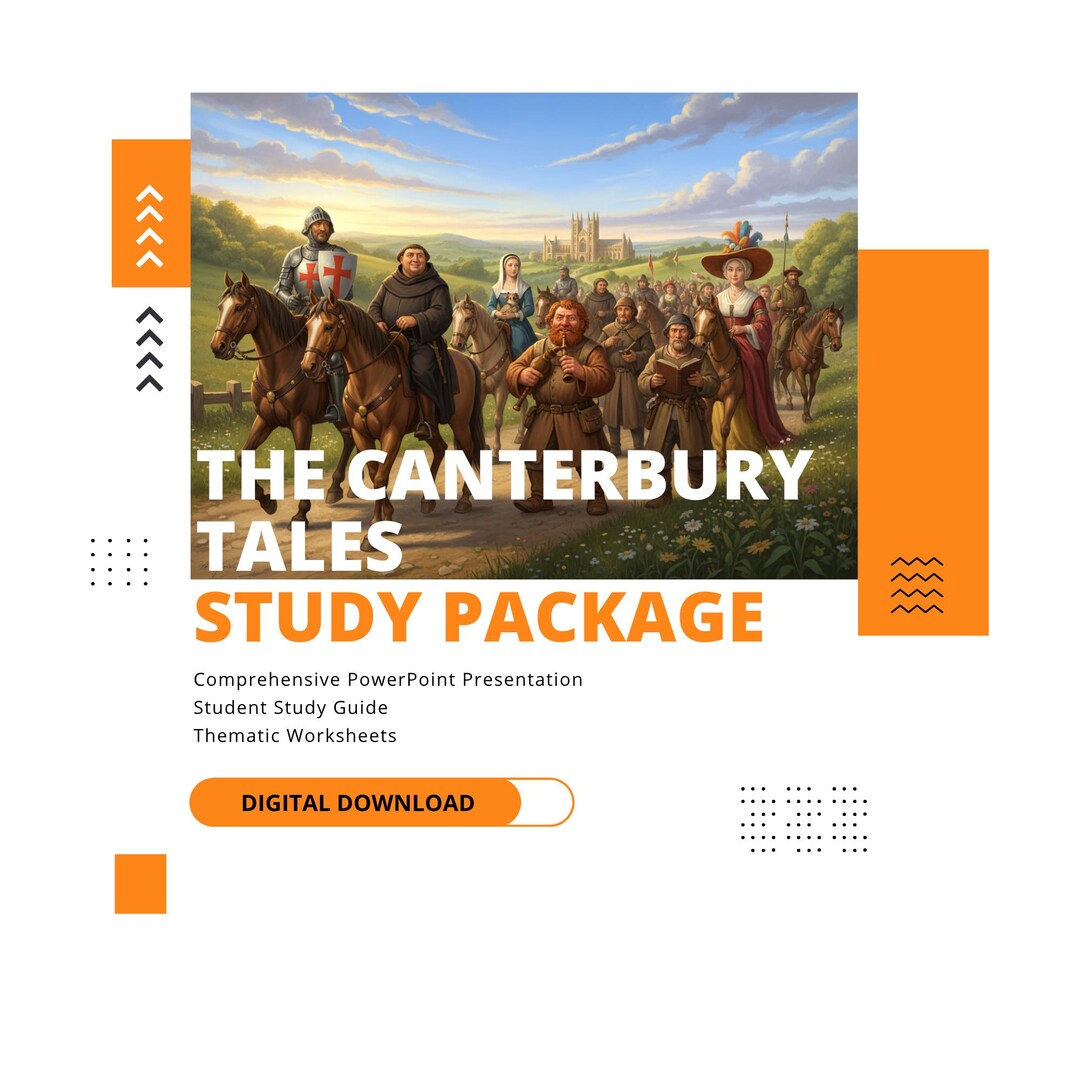 The Canterbury Tales Powerpoint Presentation Pack (digital Download ...