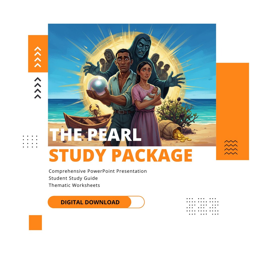 The Pearl Powerpoint Presentation Pack (digital Download: Slides, Study ...