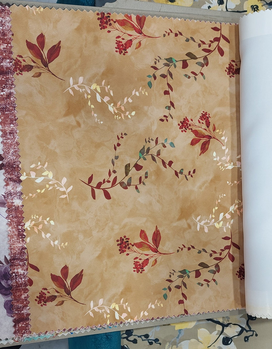 Luxury Flower Polyester Curtain for Your Bedroom With 50% - Etsy