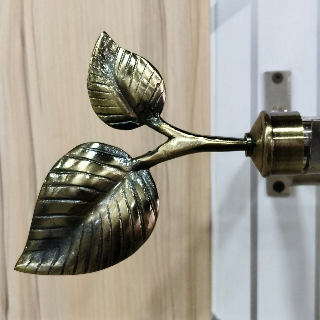 Brass Curtain Rod Ends Finials Pole Antique Finials Metal Finials ...