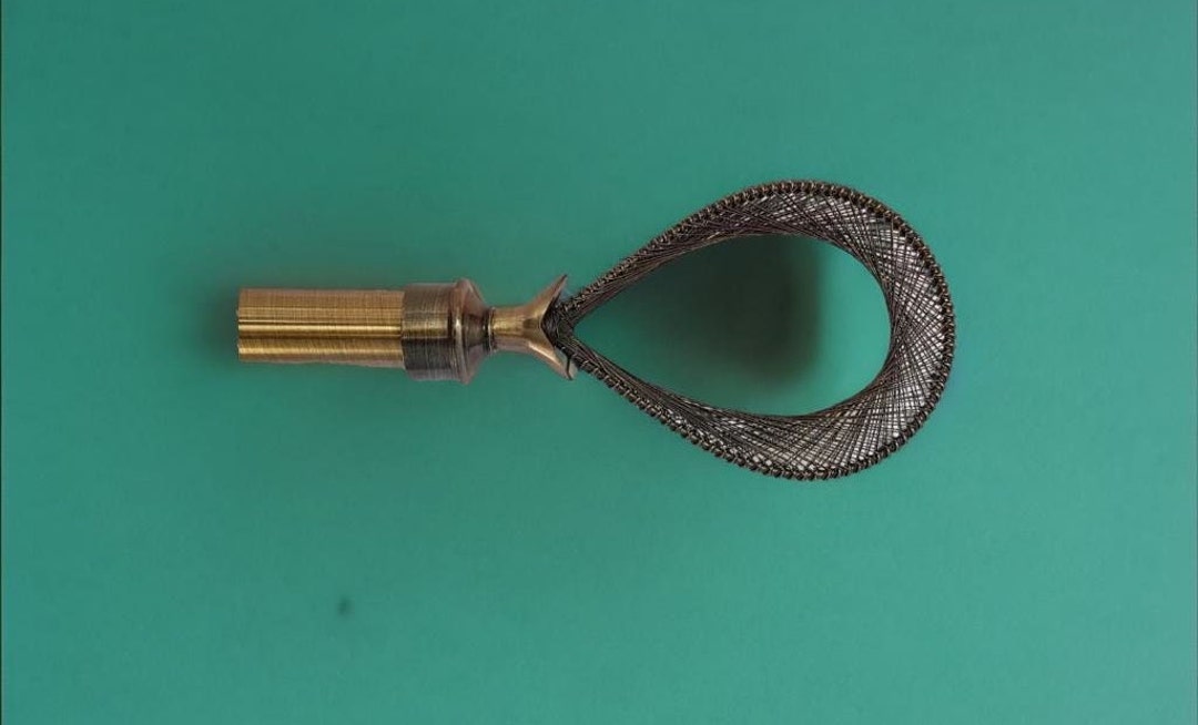 Pixel Curtain Unique Handmade Brass Curtain Finials drapery - Etsy