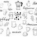 Coffee Cups and Text SVG PNG PDF - Etsy