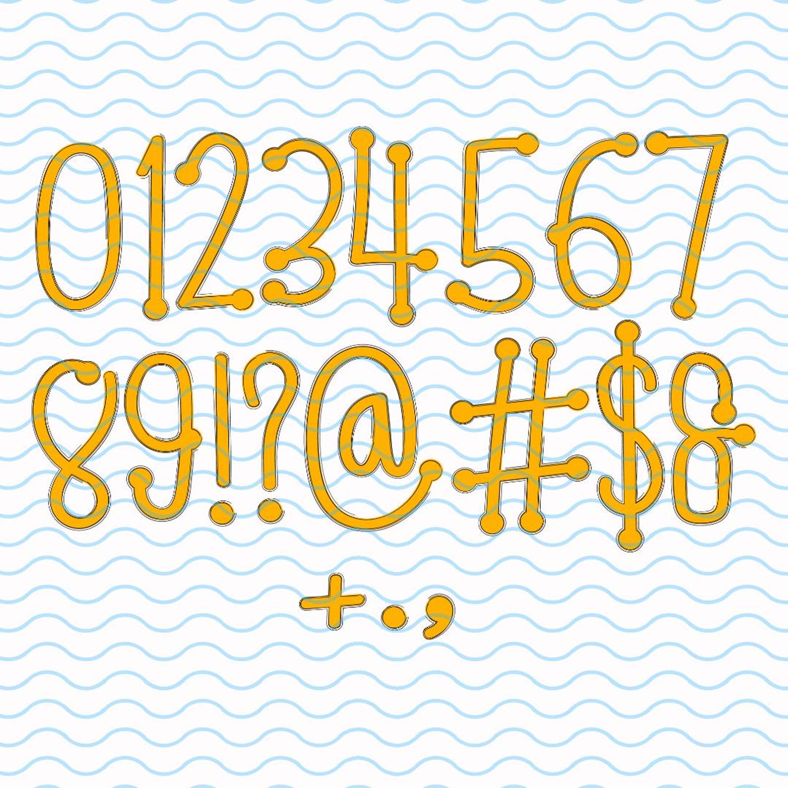 Vibrant Neon Doodle Alphabet PNG Set Bright, Colorful Handwritten Font ...