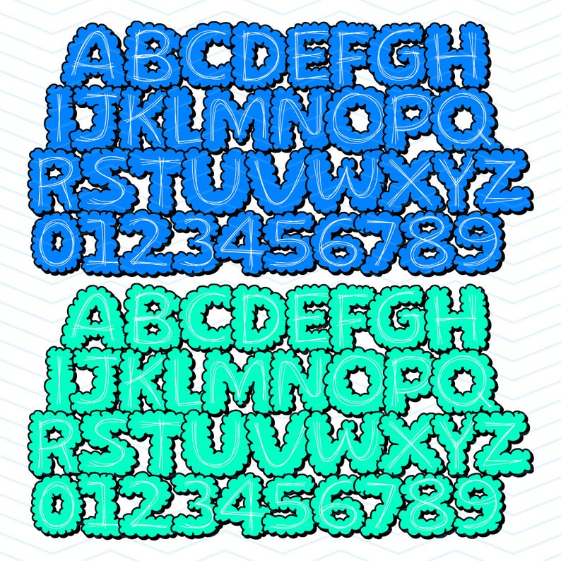 Scribble Neon Alphabet Png, Alpha Sets Bundle, Scribble Doodle Font ...
