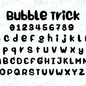 Bubble Trick Font Procreate, Letter Fonts Procreate Designer Fonts, Wedding Cricut Fonts ...