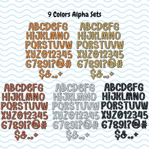 Bright Autumn Dalmatian Dot Alphabet With Background PNG: Custom Dot ...
