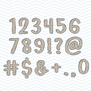Leopard Doodle Font | Wild Spotted Alphabet PNG | Uppercase, Lowercase ...