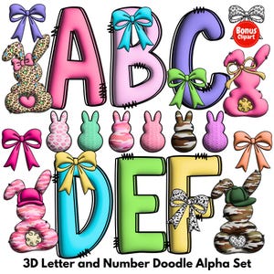 3d Easter Letters PNG | Inflated Png Alphabet | 3d Alphabet Letters and ...