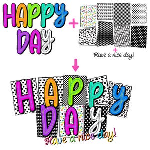 Neon Scribble Doodle Alphabet With Cool Pattern Background : Bright ...