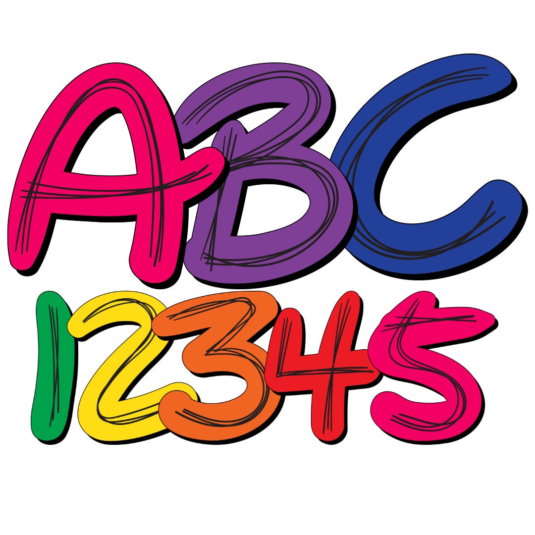 Neon Alpha PNG: Bright, Colorful Alphabet Neon Font, Neon Letters ...
