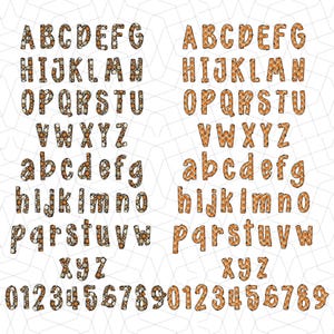 Spooky Halloween Alphabet Letters | Doodle Alpha Font Letter and Number ...